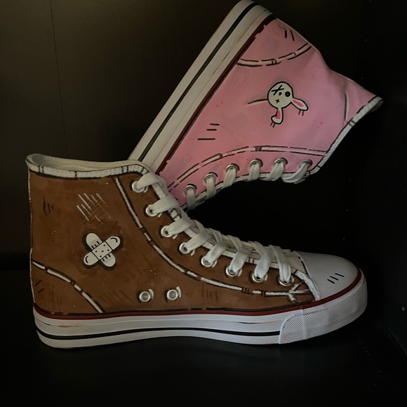 Converse | Shoes | Borderlands Cel Shaded Tiny Tina Bunny Painted ...